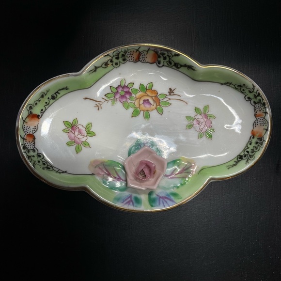 Meiko occupied Japan | Art | Vintage Meiko China Trinket Dish Tray ...